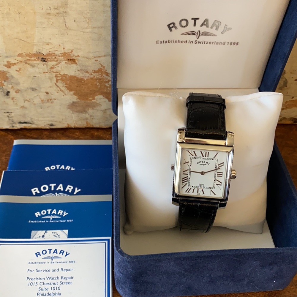 Swiss Made Rotary Reversible Two Sided Watch - Gem